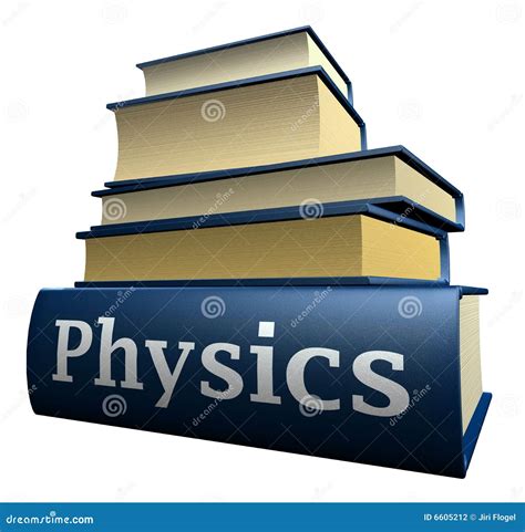 Education Books Physics Stock Photography Image