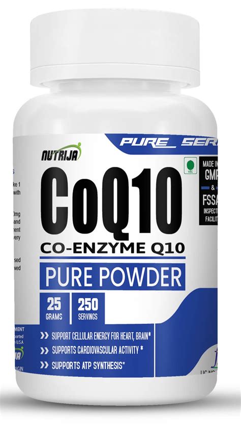 Buy Coenzyme Coq10 Powder In India Support Cellular Energy For Heart