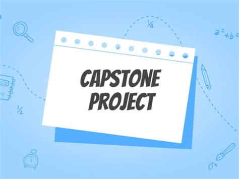 my senior capstone project