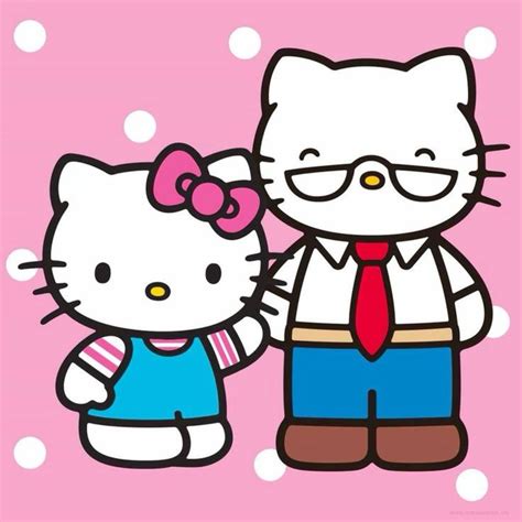 Hello Kitty And Father Hello Kitty Pictures Hello Kitty Art Hello Kitty Drawing