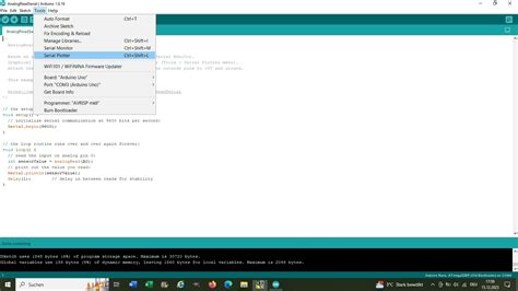Pulsmessung Arduino Stoppi