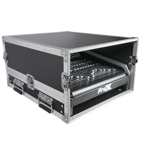 Prox 13u Top Mixer Dj 2u Rack Combo Flight Case W Laptop Shelf Gtr Direct
