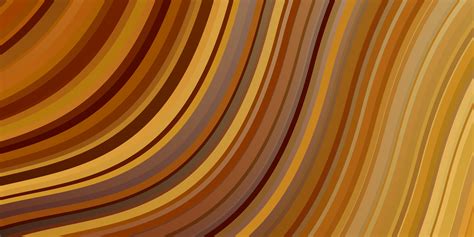 Dark Orange Vector Background With Wry Lines Colorful Geometric Sample With Gradient Curves