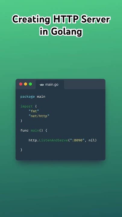 Creating Basic Server In Golang Golang Golangtutorial Youtube