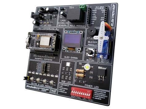 Nodemcu Iot Uygulama Kartı Teknik Eğitim Setleri