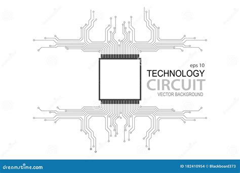 Circuit Board Cpu Microprocessor Data Transfer Technology Information