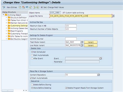 Custom Data Archiving As A Background Job Witho Sap Community