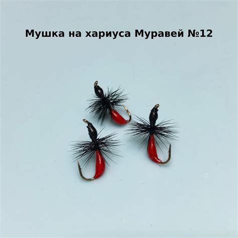 Мушка на хариуса Муравей №12 (3 шт) - купить с доставкой по выгодным ...
