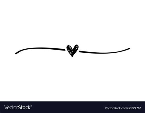 Hand Drawn Elegant Shape Heart Doodle For Wedding And Valentine S Day
