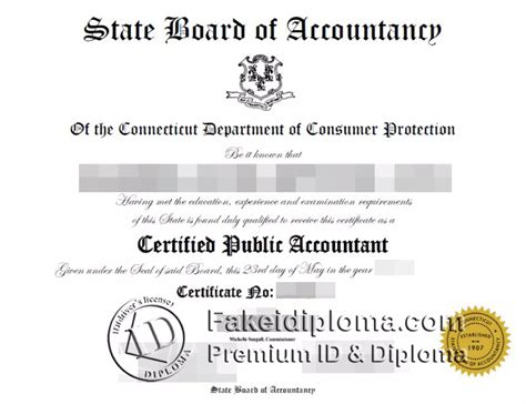 Connecticut Cpa Certificate Ppt