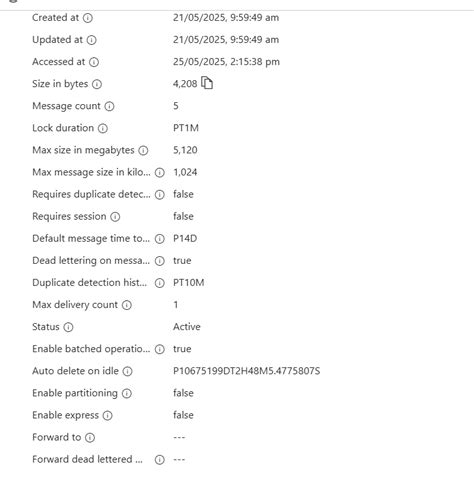 Azure Service Bus Queue Retry Policy New Messages Are On Hold Stack Overflow