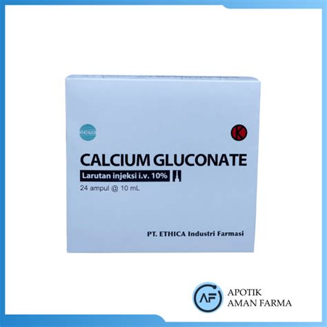 Calcium Gluconate Apotek Aman Farma