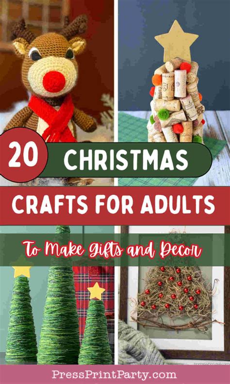 20 Festive Christmas Crafts For Adults To Make Ts And Decor