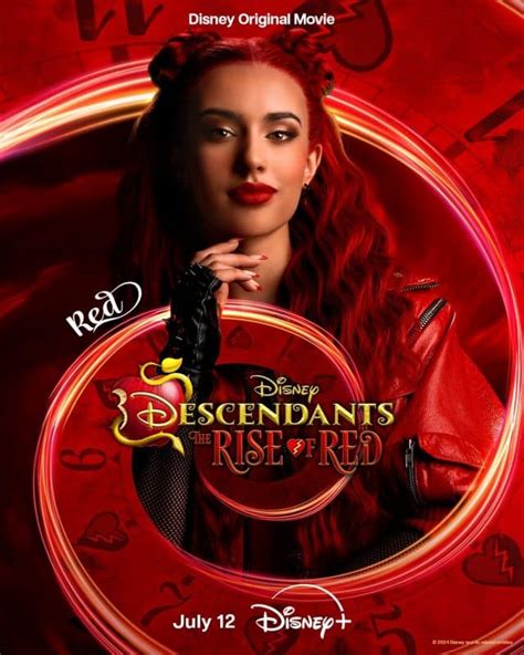 “descendants The Rise Of Red Character Posters Released Whats On