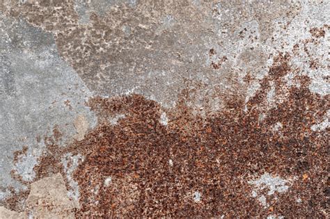 오래 된 얼룩진 녹슨 금속 배경 녹 줄무늬가있는 철 부식 미세하게 갈라진 질감의 회색 페인트 0명에 대한 스톡 사진 및 기타 이미지 Istock