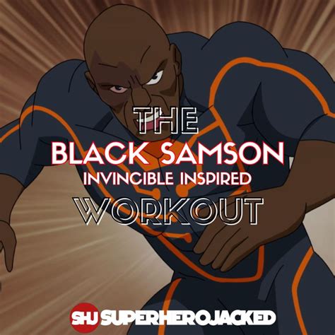 Black Samson Workout Train Like Markus Grimshaw From Invincible Superhero Jacked