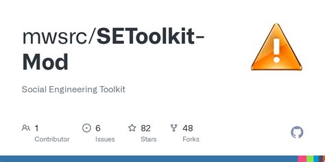 GitHub Mwsrc SEToolkit Mod Social Engineering Toolkit