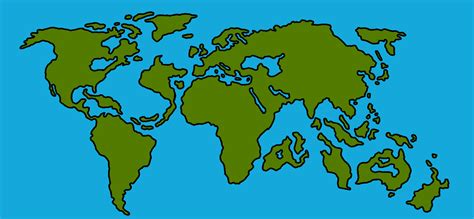 Warped World Map Rimaginarymaps Warped World Map Rimaginarymaps