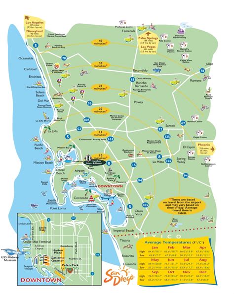 Printable Map Of San Diego