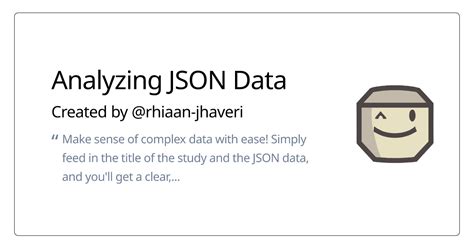 analyzing json data