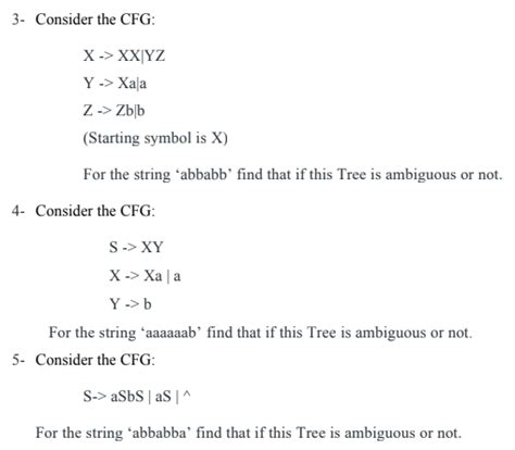 Solved B Trees 1 Consider The Cfg S As Sal Construct
