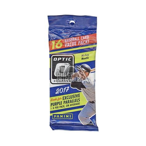 2017 Panini Donruss Optic Baseball Fat Pack Steel City Collectibles