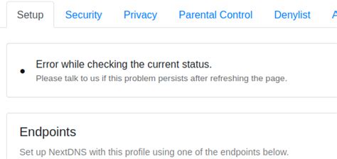 No Access To DNS Servers Bug Reports NextDNS Help Center