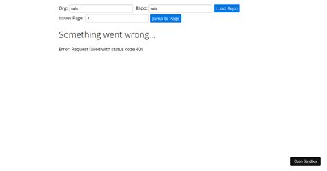 Rtk Github Issues Example 01 Plain React Codesandbox