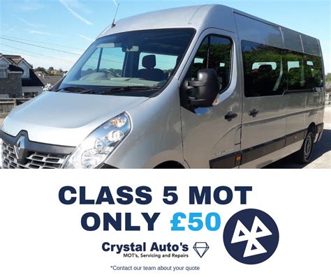 📢 Class 5 Vehicle Owners £50 Mot When Crystal Autos Ltd