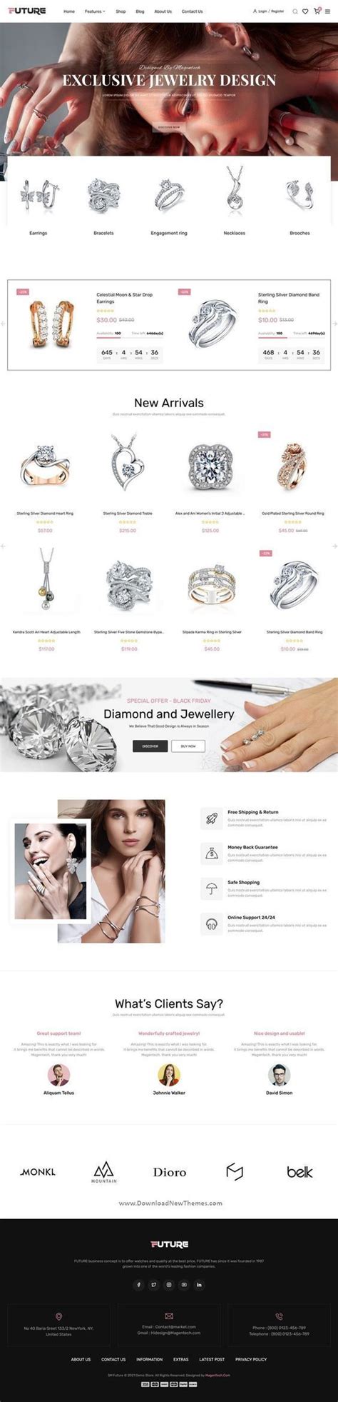 Sm Future Super Ecommerce Magento Theme Engagement Ring Necklace