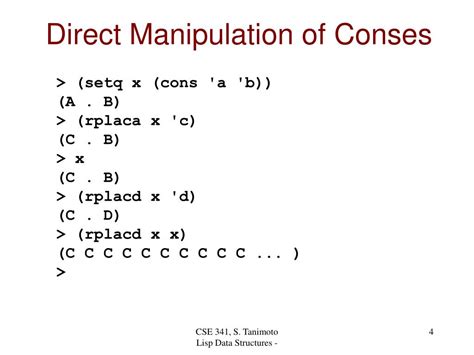 Ppt Efficient Lisp Data Structures Powerpoint Presentation Free Download Id3950323