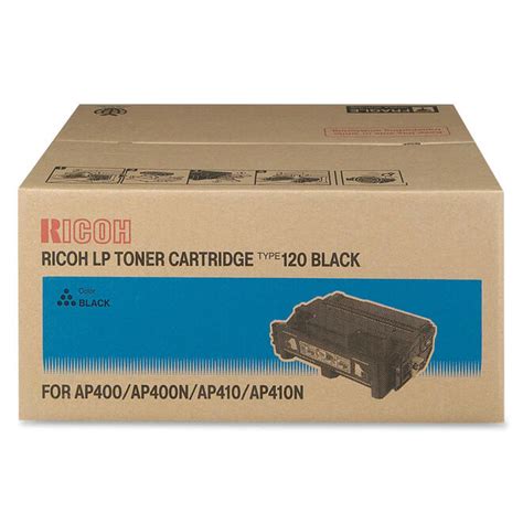 Buy Ricoh 407000 Type 120 Black Toner Cartridge Genuine