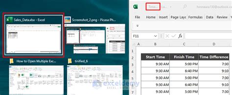 How To Open Multiple Excel Files In One Window 4 Easy Methods