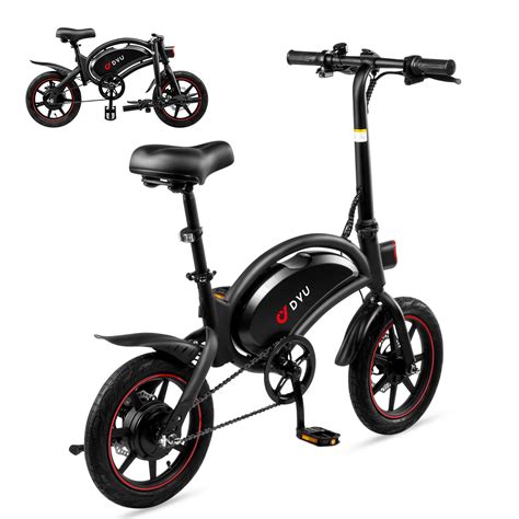 Dyu D3f Electric Scooter With Integrated Lithium Battery Steel Frame Adult Kick