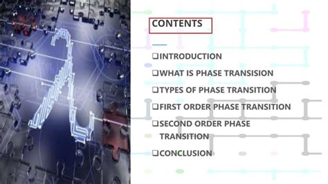 Phase Transitiona Brief Introduction Pptx Physics Science