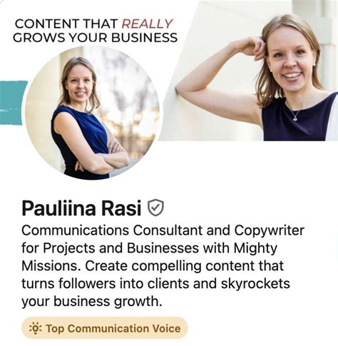 How To Get A Top Voice Badge On Linkedin Pauliina Rasi Posted On The Topic Linkedin