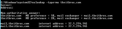 Using Nslookup In Windows To List Dns Servers And Records Theitbros