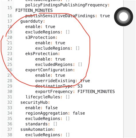 issue with enable guardduty on security config yml · issue 143