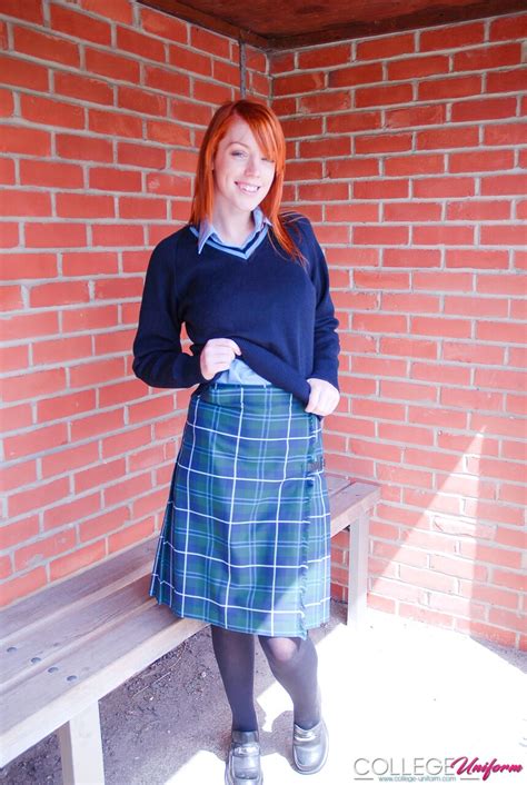 College Uniform Performed By Fi Stevens Xxx Porn Pics