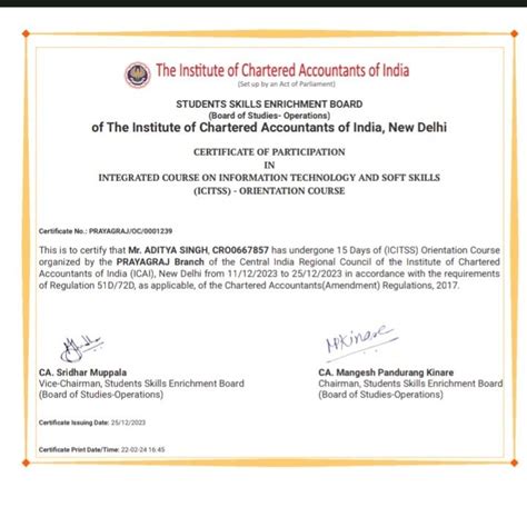 Im Happy To Share That Ive Obtained A New Certificate Integrated Course… Aditya Singh
