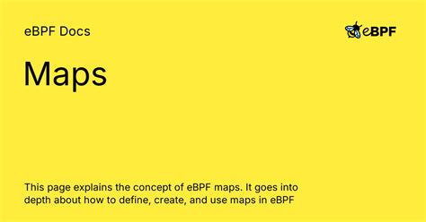 Maps EBPF Docs