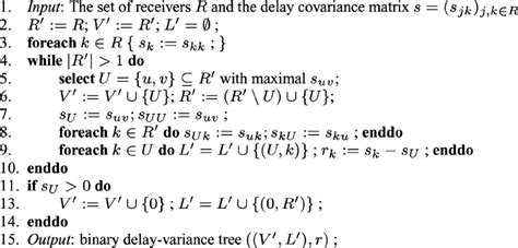 Deterministic Binary Delay Variance Tree Classification Algorithm Dbdt
