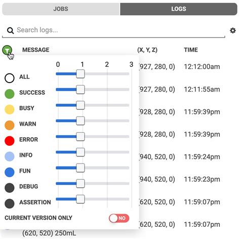 Jobs And Logs FarmBot Software Documentation