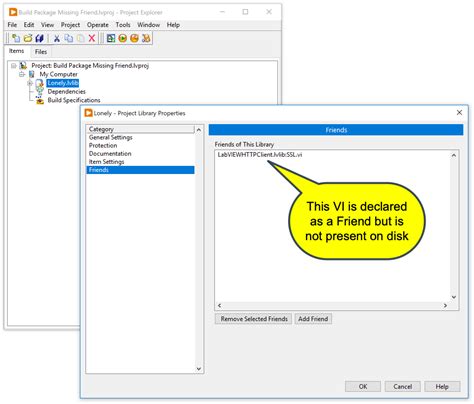 vi package build fails if it includes an lvlib or lvclass with a