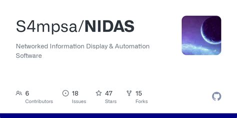 Github S4mpsa Nidas Networked Information Display And Automation Software