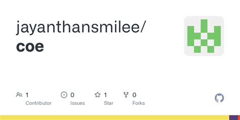 Github Jayanthansmileecoe
