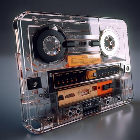 Premium Ai Image The Cassette Tape With Its Magnetic Tape Inside