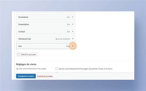 04 Créer Et Modifier Un Menu Wordpress