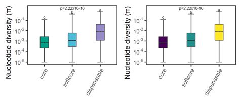 跟着nature Genetics学作图：r语言ggplot2箱线图展示不同类别基因家族核苷酸多样性 腾讯云开发者社区 腾讯云