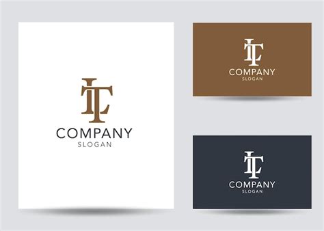 Premium Vector Modern Monogram Initial Letter Lt Logo Design Template